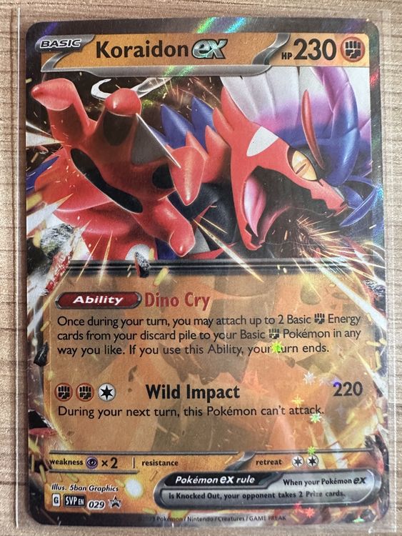 Pokémon Karte Koraidon ex 230 PS (Neu (gemäss Beschreibung)) in ...
