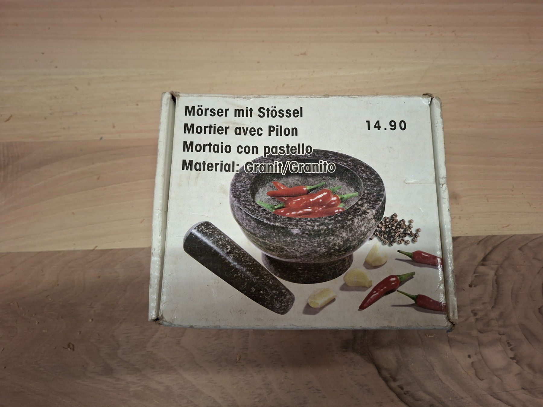 Morser Und Stossel Granit