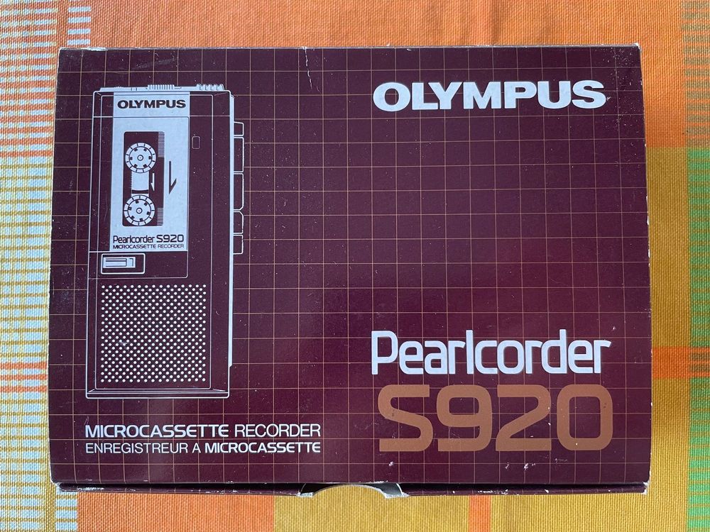 OLYMPUS Mikrocassette recorder Pearlcorder S920 | Kaufen auf Ricardo