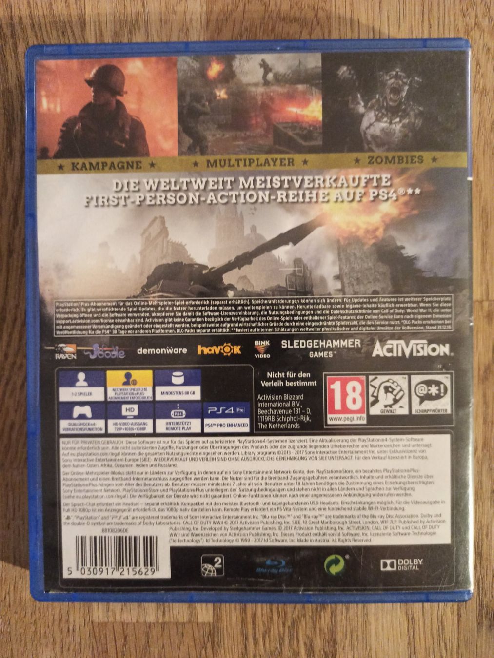 Call of Duty WWII - Call of Duty WW2 PS4 / PS5 (Gebraucht) in ...