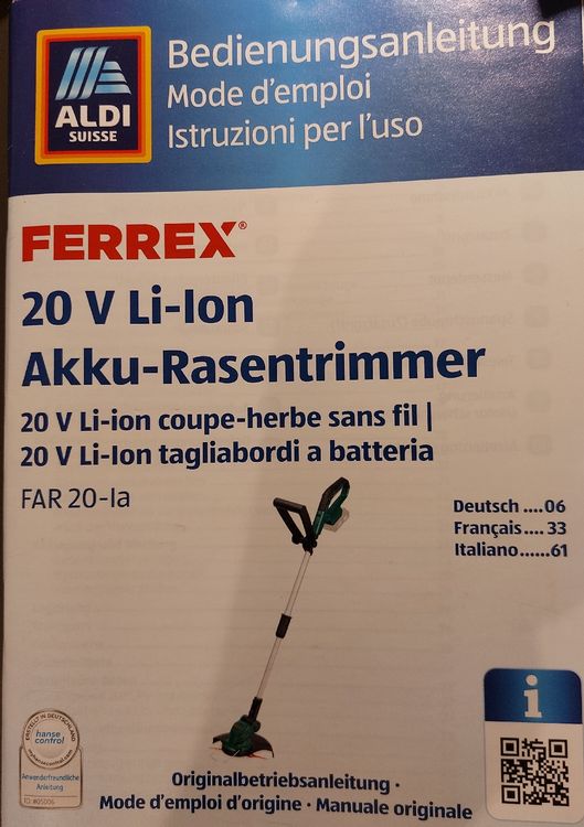 Rasentrimmer, Ferrex | Kaufen auf Ricardo