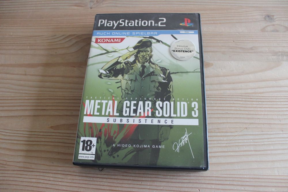 Metal Gear Solid 3 Subsistence PS2 (Gebraucht) in Welschenrohr für CHF ...