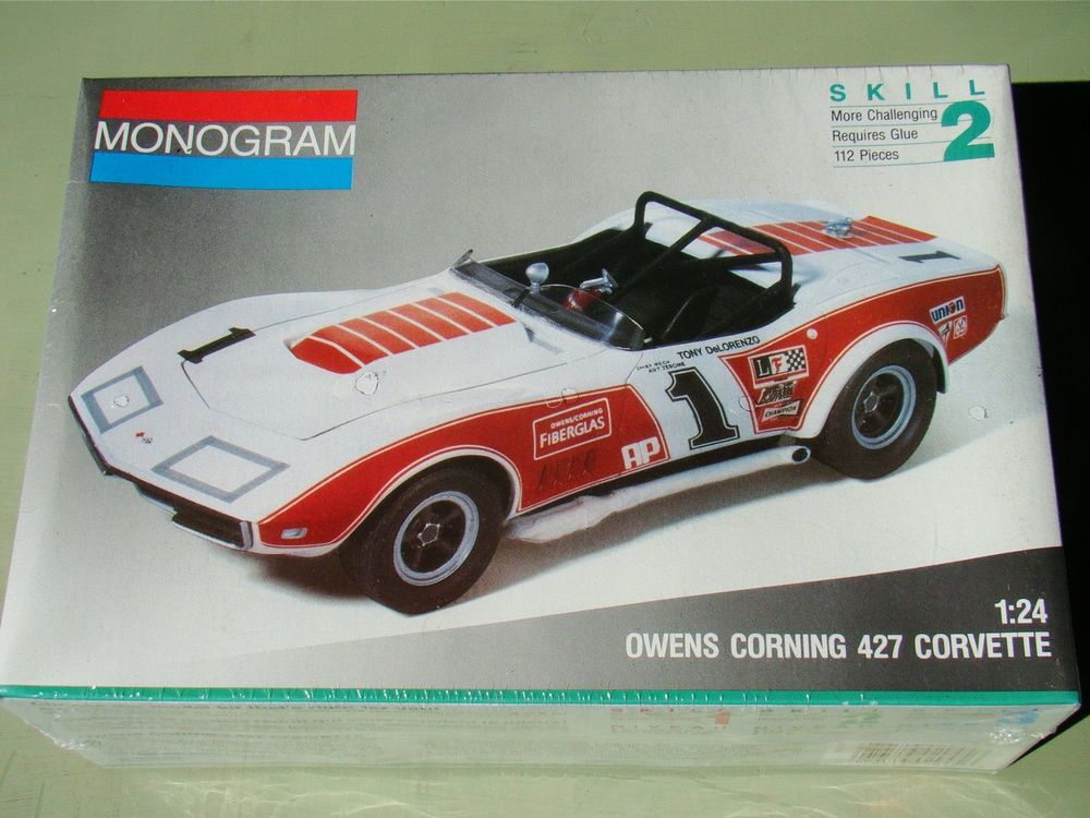 Monogram Owens Corning 427 Corvette 1:24 (Neu und originalverpackt) in ...