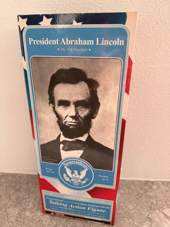 President Abraham Lincoln talking action figure | Acheter sur Ricardo