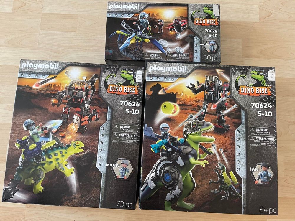Playmobil Dino Rise, 3 verschiedene Sets (Neu und originalverpackt) in Suhr für CHF 115 – mit ...