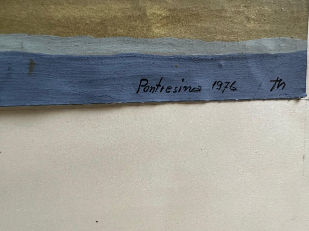 Pontresina im Engadin Graubünden Gemälde Signiert. (Gebraucht) in Neuhausen am Rheinfall für CHF ...