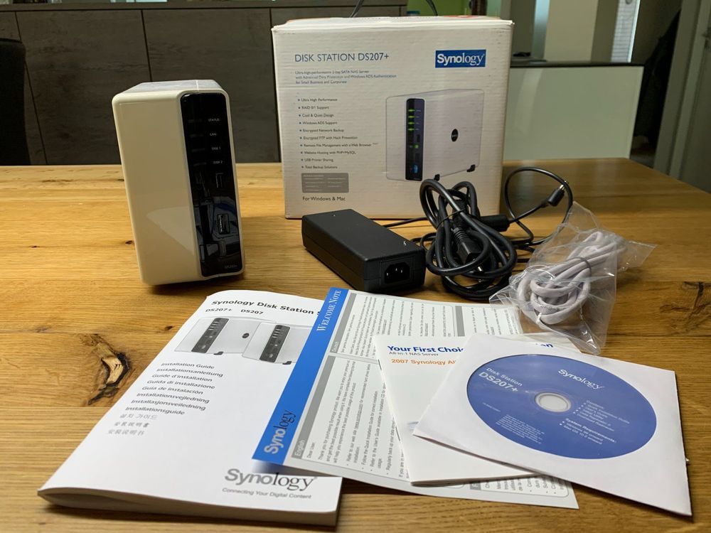 Synology DS207+ inkl. 2x WD 500GB (Gebraucht) in Flawil für CHF 20 ...