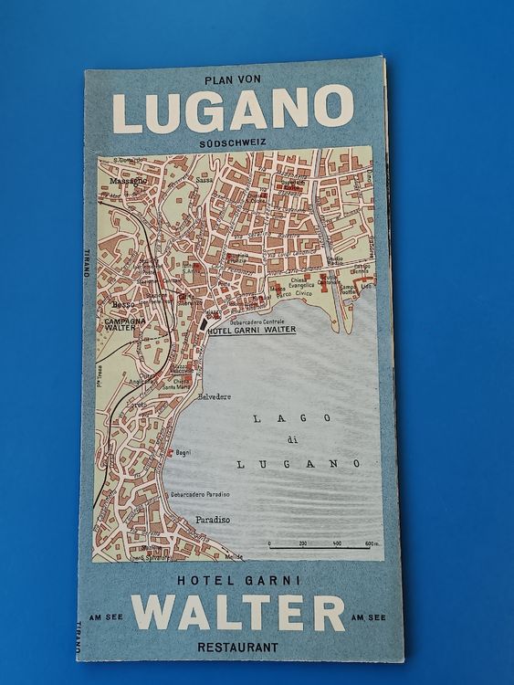 Alter Prospekt / Lugano - Hotel Garni Walter Restaurant | Kaufen auf Ricardo