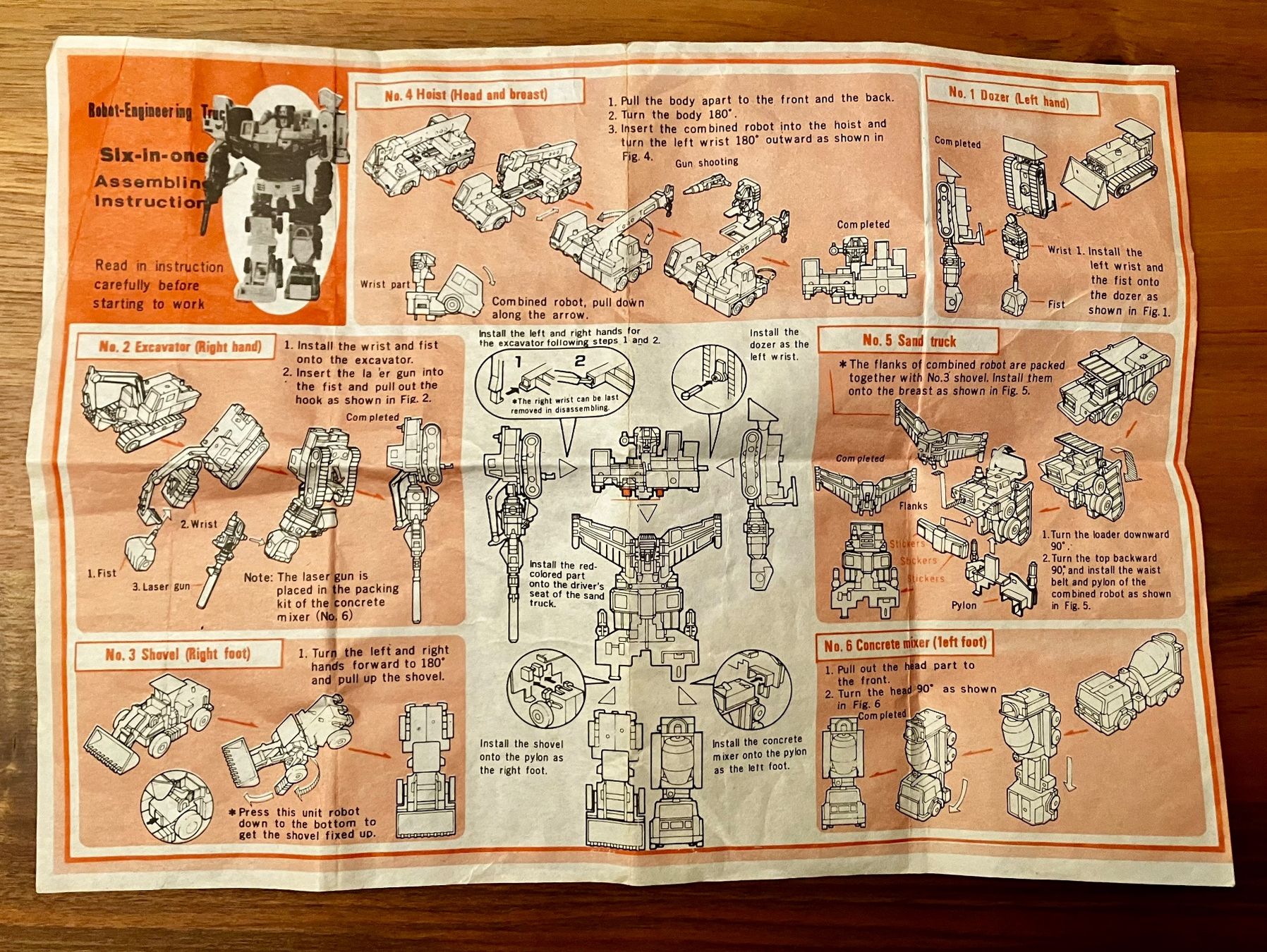 Six In One - Construction Set (Devastator Knock-off) (Gebraucht) in ...