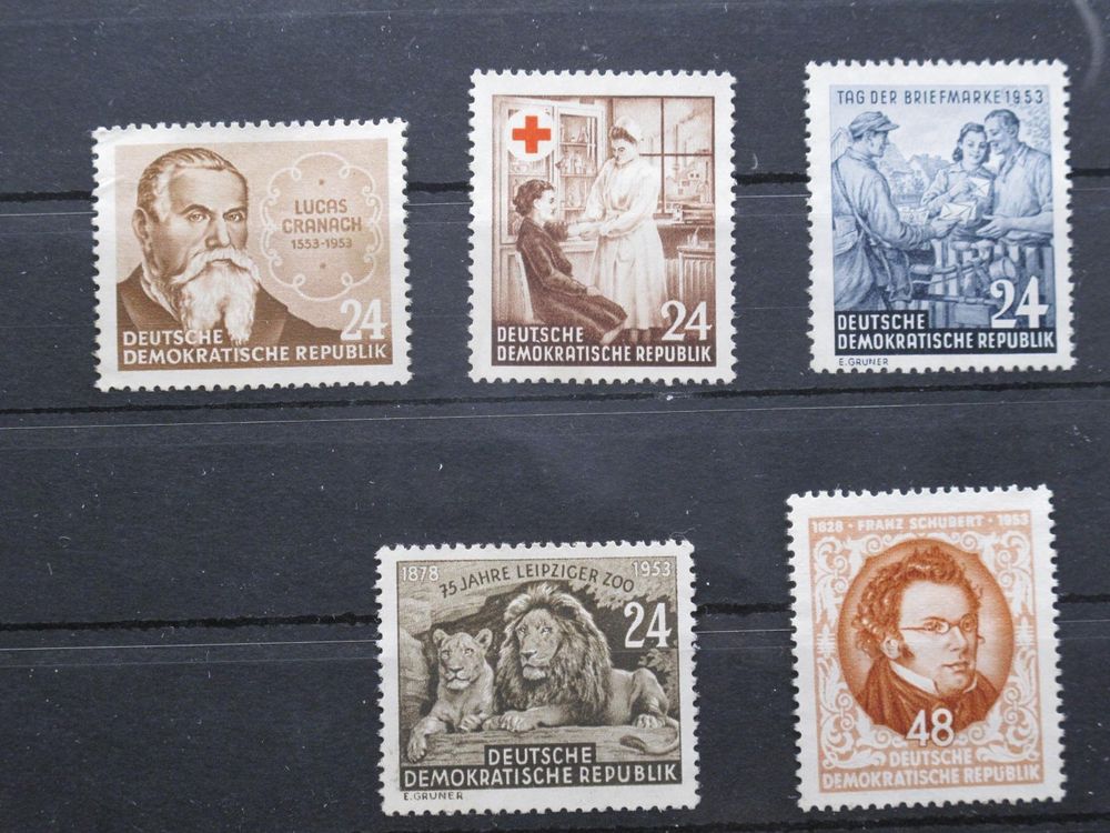 DDR 1953 Cranach / Schubert * (Gebraucht) in Wil SG für CHF 1.5 – mit ...
