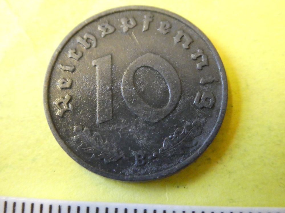Dt. Reich 1940 B, 10 Reichspfennig (Gebraucht) in Hinterforst für CHF 3 – mit Lieferung auf ...