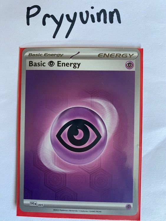 Basic Psychic Energy HOLO Sword and Shield SVE 005 (Gebraucht) in St ...