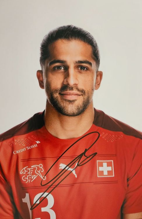 RICARDO RODRIGUEZ Foto 20x28 Euro 2024 Schweiz signiert | Kaufen auf ...
