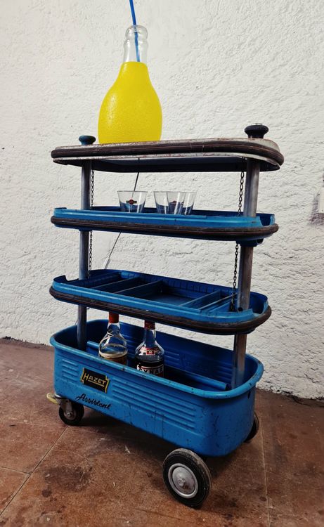 Mid-Century Hazet Assistent Werkstattwagen Bar Servierwagen | Kaufen auf Ricardo