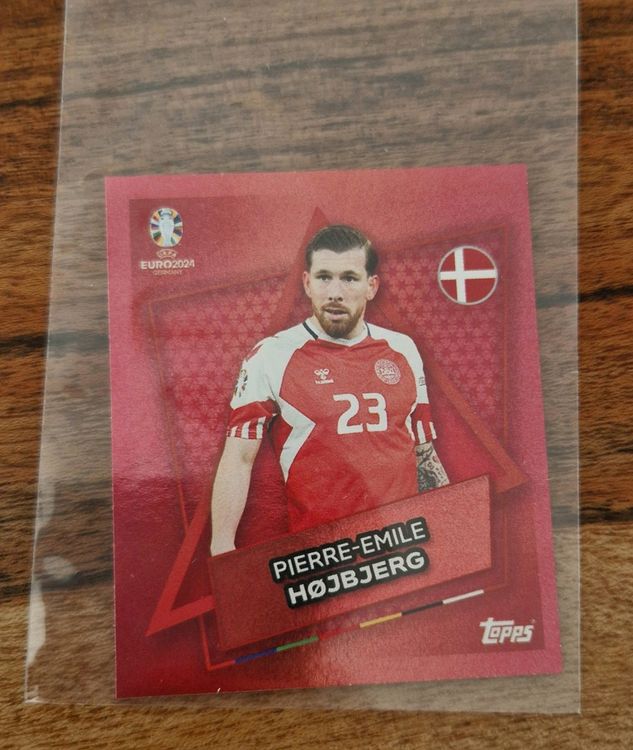 Topps SP Sticker EURO 2024 DEN Pierre-Emile Hojbjerg | Kaufen auf Ricardo