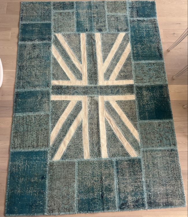 Vintage Patchwork Teppich, Union Jack Design (Gebraucht) in Zollikon ...