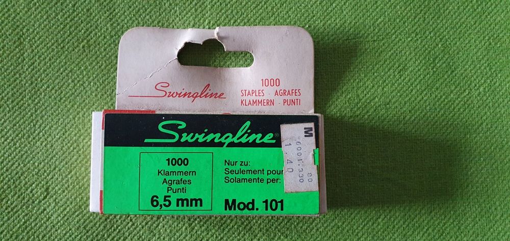 Tacker Klammern, Swingline 6.5 mm, Mod. 101 | Kaufen auf Ricardo