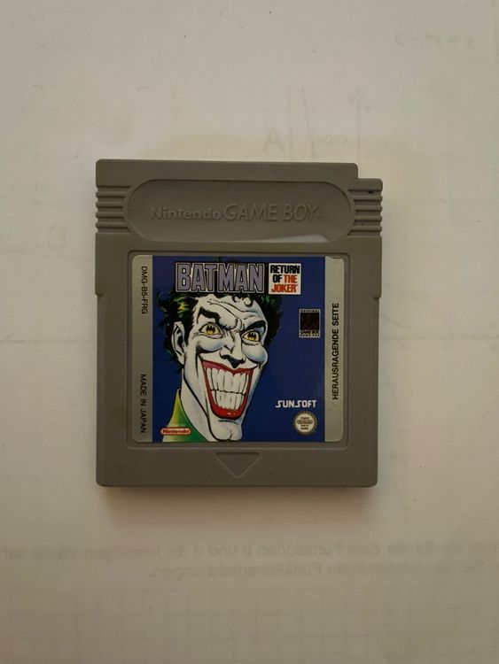 Batman Return of the Joker Nintendo Game Boy Spiel (Gebraucht) in ...
