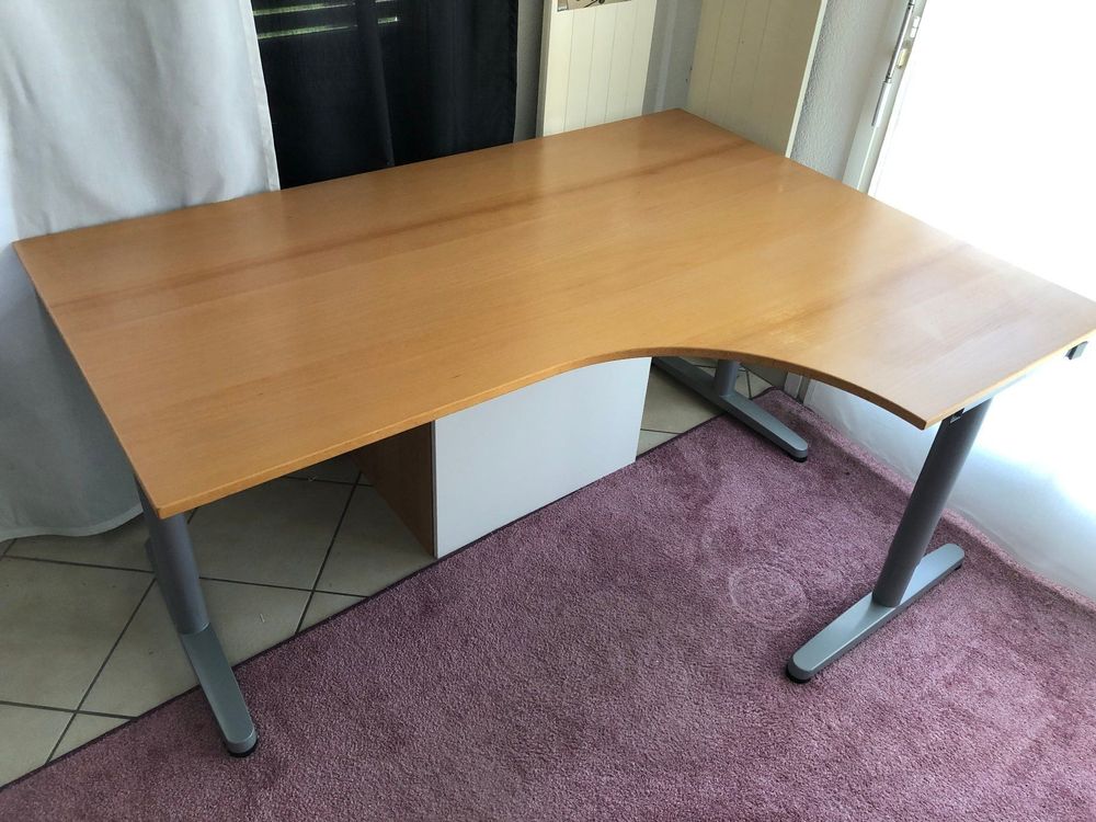 Bureau d'angle Galant (2006) IKEA 120x160-220cm (Gebraucht) in ...