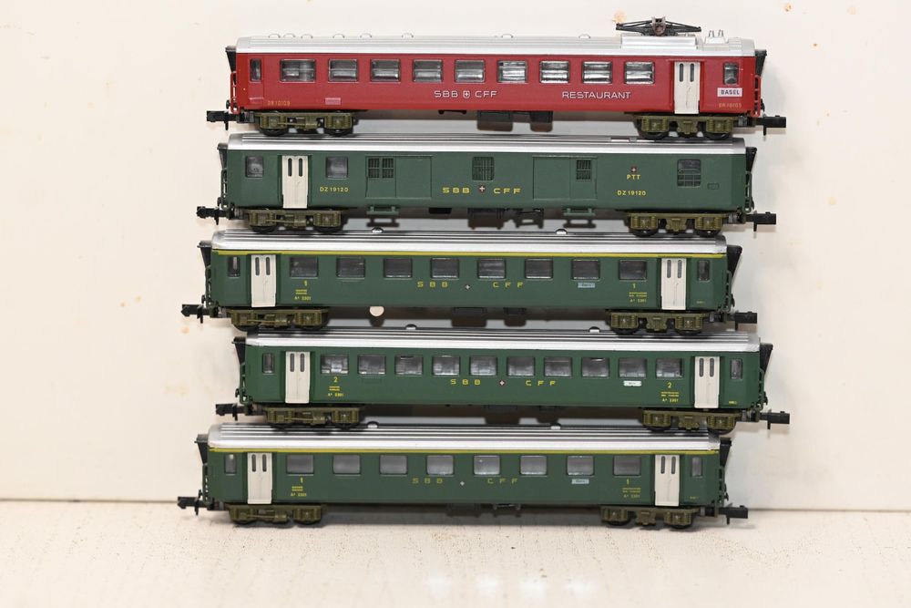 SBB Wagen Arnold Spur N ohne OVP , 5 Wagen (Gebraucht) in Laupen ZH für ...