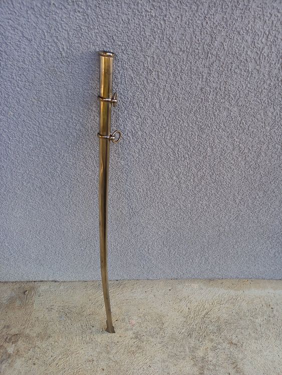 Fourreau en métal pour sabre (Gebraucht) in Rossens FR für CHF 25 – mit ...