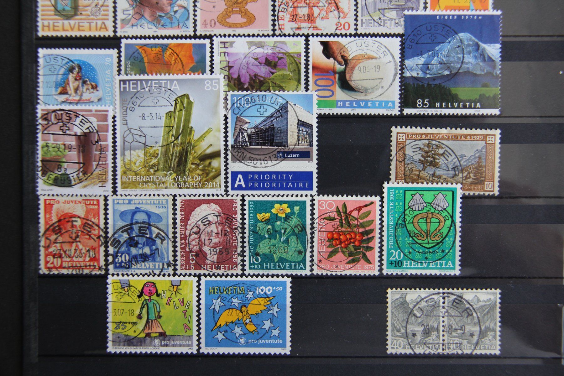 CH 40x8610 Uster von alt bis neu sauber gestempelt Los 5514 (Gebraucht ...