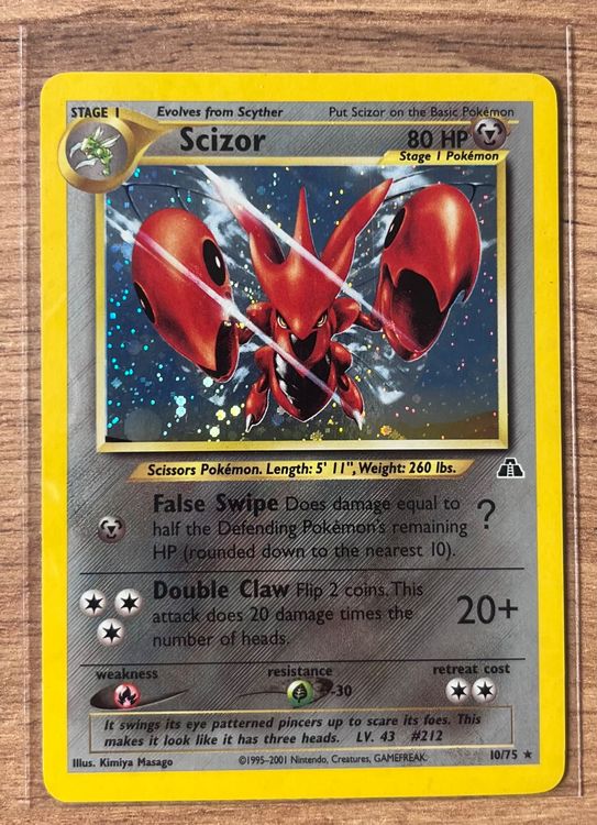 Scizor HOLO 10/75 Pokemon Neo Discovery WOTC (Gebraucht) in Andelfingen ...