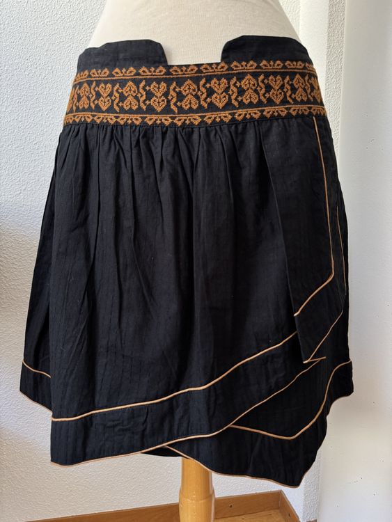 Jupe Karl Marc John, Taille L, Noire brodée (Neuf avec emballage d ...