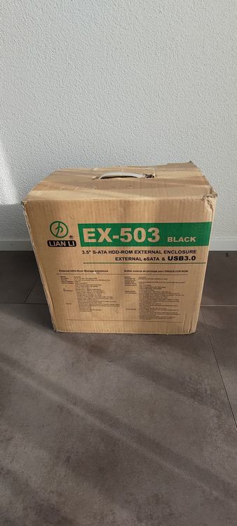 Lian-Li EX-503 RAID Case USB 3.0 & eSATA mit 4x 2TB WD Red (Gebraucht ...