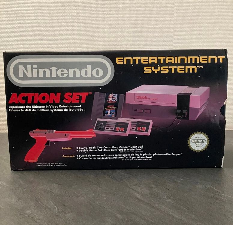 console nintendo nes action set en boite complet avec cale + | Kaufen ...