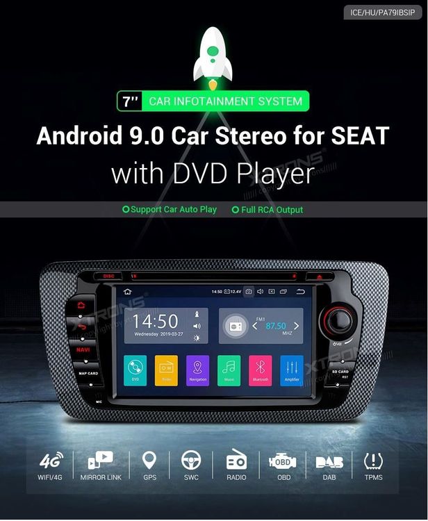 Seat Ibiza Autoradio Android Navi (DAB+) (Neu und originalverpackt) in Chiasso für CHF 505 – mit ...