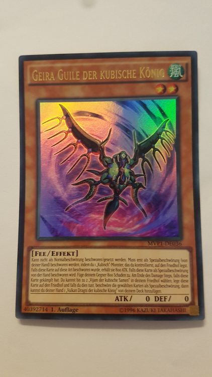 Geira Guile der kubische König MVP1-DE036 Ultra Rare | Kaufen auf Ricardo