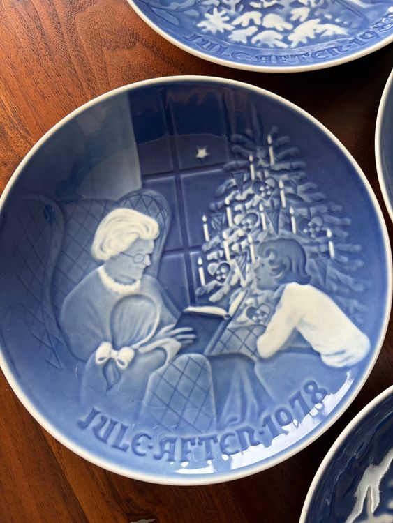 B&G Bing & Gröndahl Denmark Weihnachtsteller Jule Aften (Gebraucht) in ...