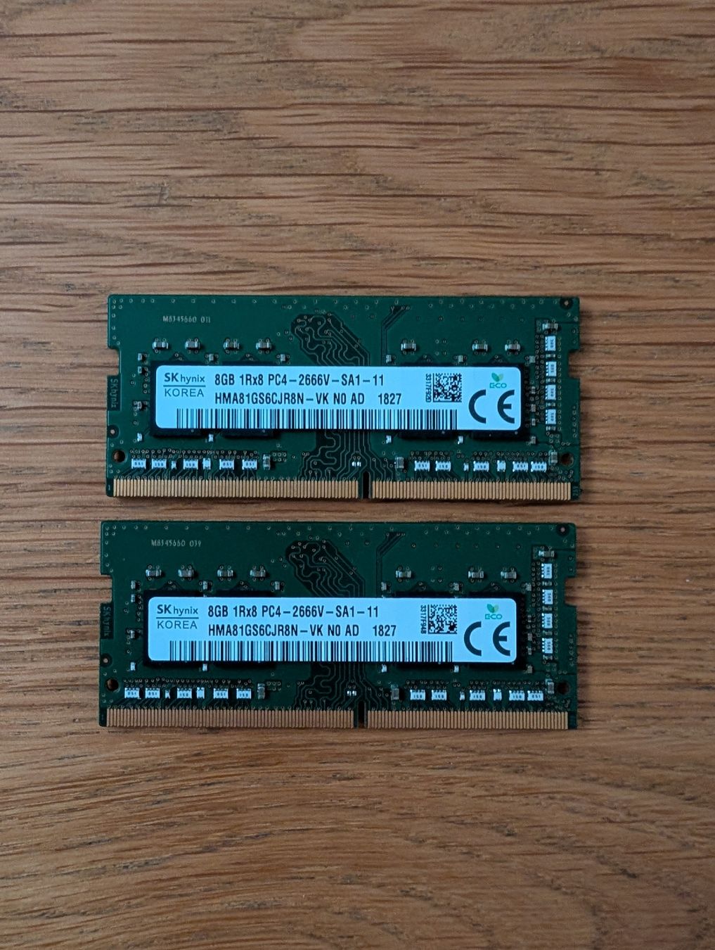 SKhynix KOREA 2x8GB 1Rx8 2666V SA1-11 RAM (Gebraucht) in Dinhard für ...
