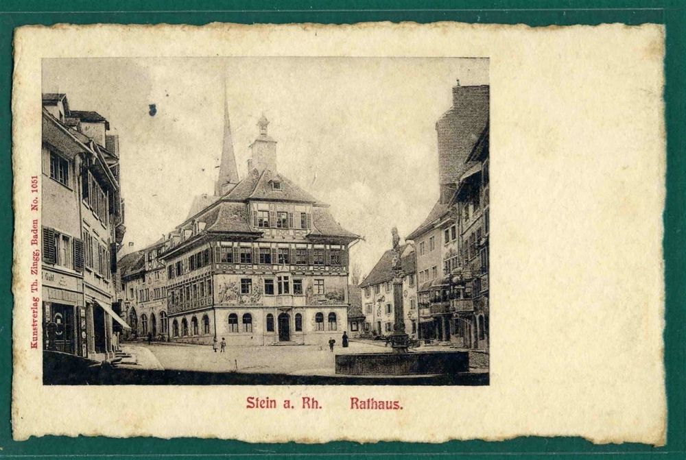 Stein am Rhein, Rathaus, 1908 (Gebraucht) in Sargans für CHF 1 – mit Lieferung auf Ricardo kaufen