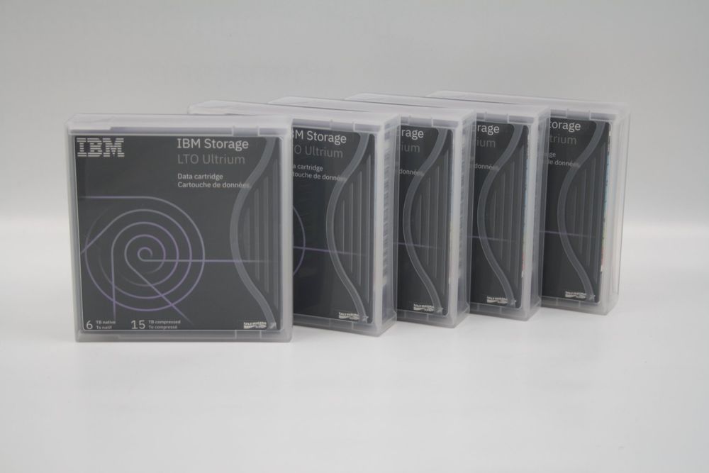 5x IBM Storage LTO-7-Tape 38L7302 Datenkassette (23110649) (Neu und ...
