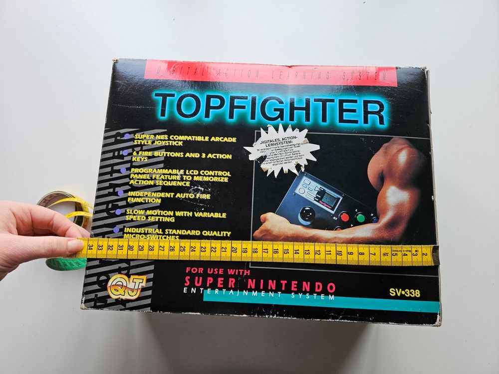 TOP FIGHTER SNES Arcade Stick / Controller / Retro QJ Model (Gebraucht ...