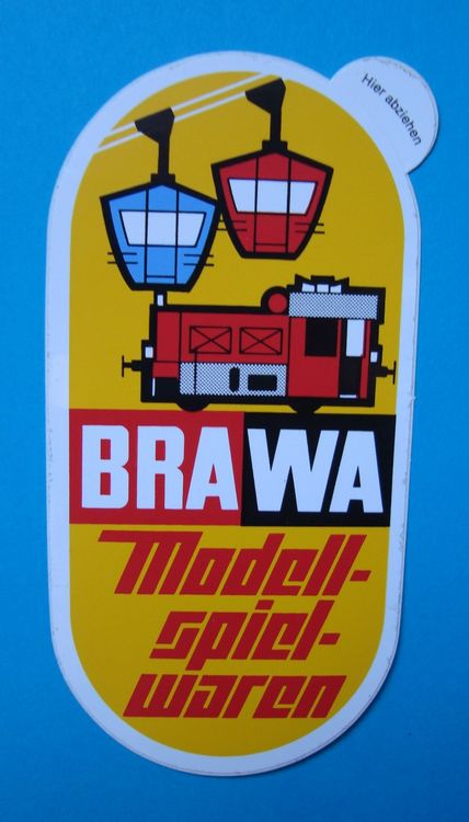 Autocollant, Aufkleber, sticker Brawa, Modellspielwaren, neu | Kaufen ...