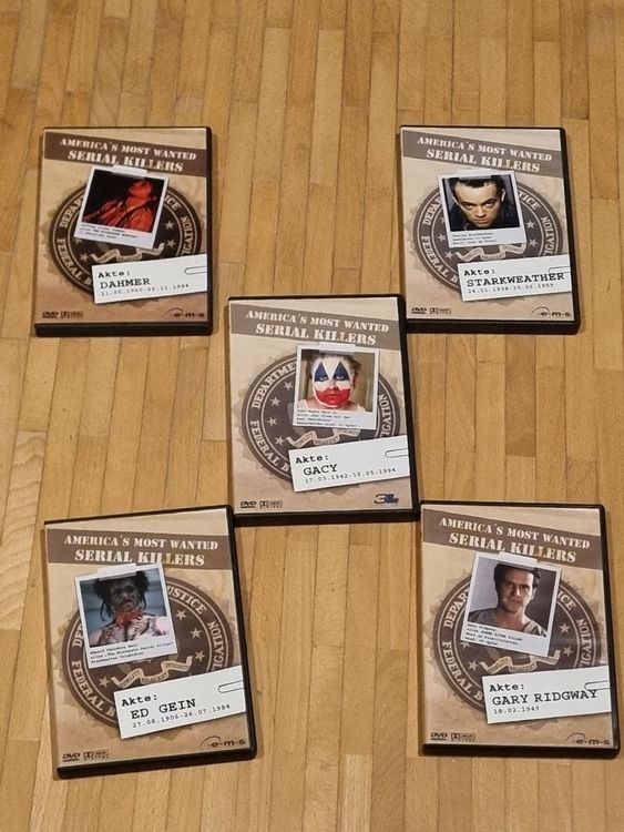 America's Most Wanted Serial Killers, 5 DVD Sammlung (Gebraucht) in ...