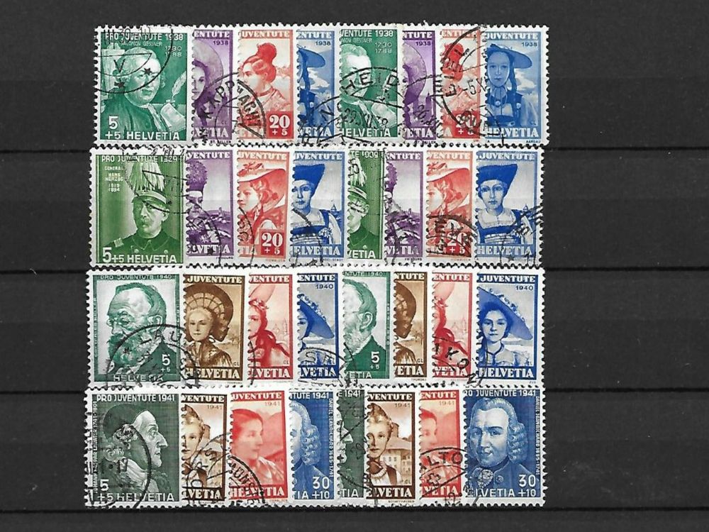 PJ gest. 2xSerie 1935 - 11941 Kat: CHF 110.- (Gebraucht) in Basel für CHF 6 – mit Lieferung auf ...