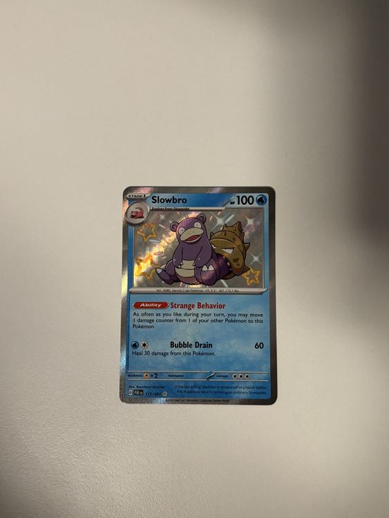 Shiny Slowbro 117/091 / Pokemon Paldean Fates (Neu (gemäss Beschreibung ...