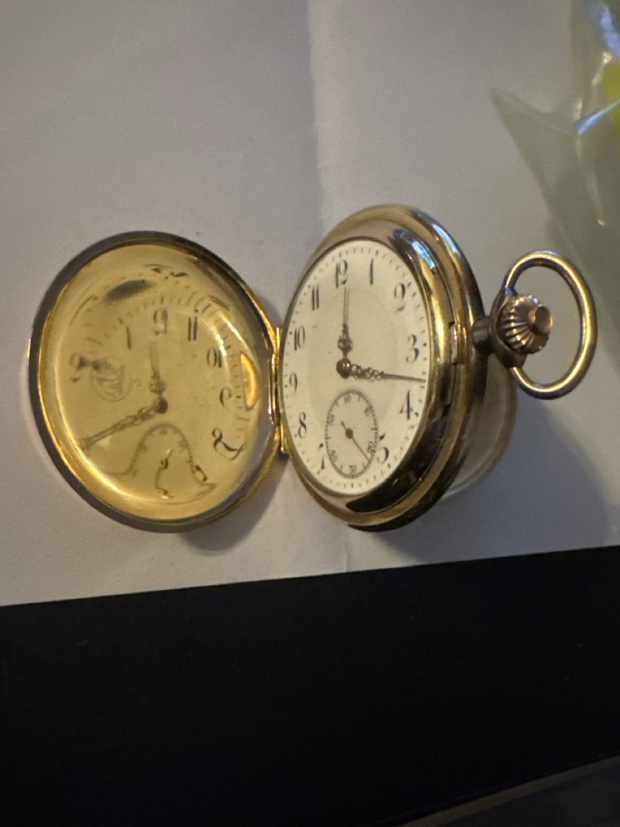 Montre de poche ancienne doré objet de collection! (D'occasion) à La ...