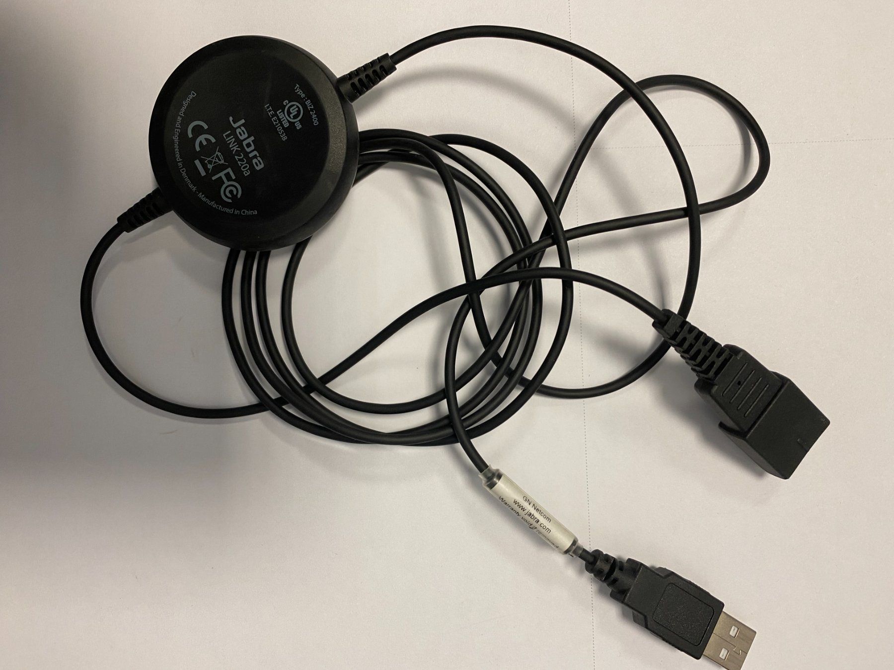 Jabra Link 220USB Adapter für Alle Notebooks/PCs mit USB Ans (Gebraucht ...