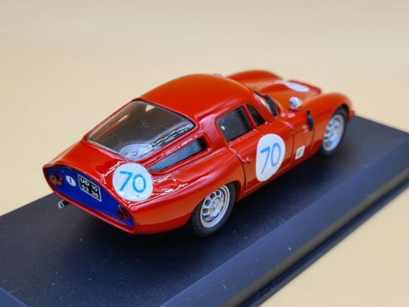 Best Alfa Romeo TZ1 Targa Florio 1965 #70 rot 1:43 | Kaufen auf Ricardo