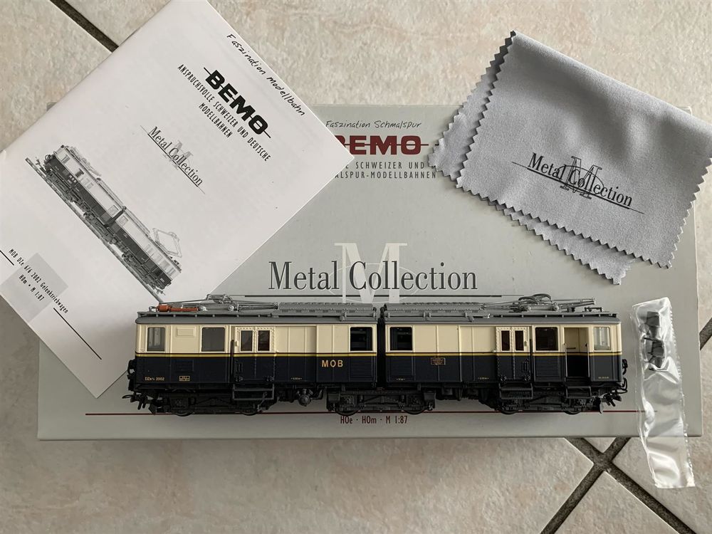 Bemo 1282 312 loco DZe6/6 MOB Metal (Neu und originalverpackt) in für ...