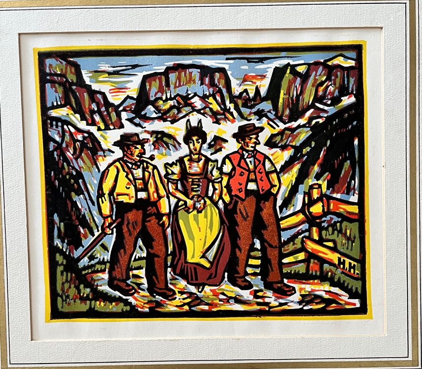Heinrich Herzig (1887-1964) Holzschnitt (Gebraucht) in Hochdorf für CHF 20 – mit Lieferung auf ...