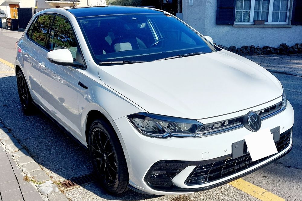 Polo r-line blanche 110 CV, 2500 km, 2023 (Neu (gemäss Beschreibung ...