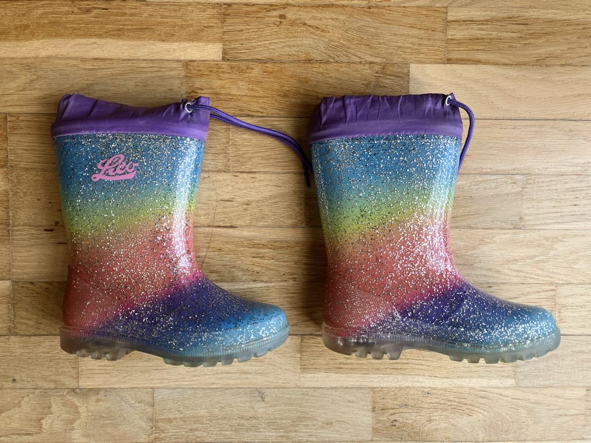 LICO BLINKY - Glitzer Regenstiefel Gr. 28 (Gebraucht) in Zürich für CHF ...