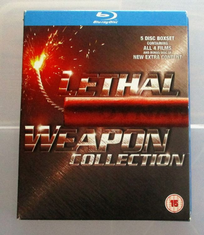 LETHAL WEAPON - Collection 5-Blu-Ray Box Mel Gibson Deutsch (Gebraucht) in Lichtensteig für CHF ...