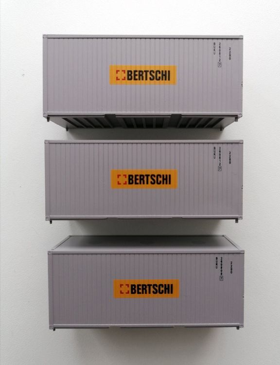 Bertschi Container H0 1:87 3 Stk. (Neu (gemäss Beschreibung)) in ...